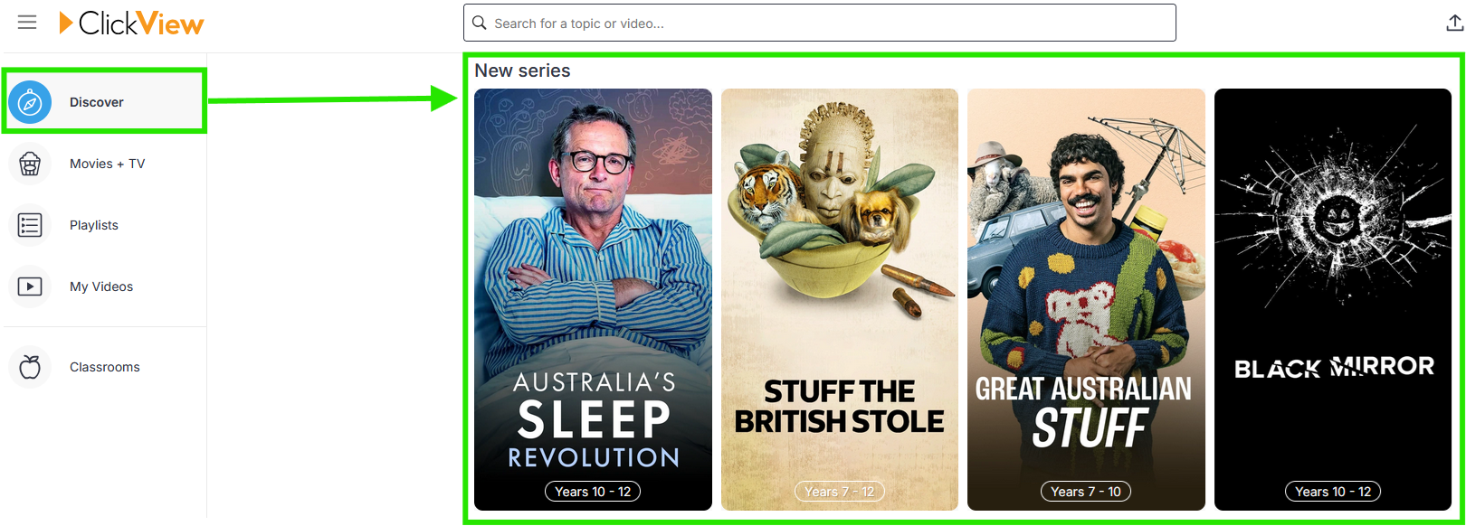 ClickView series – ClickView Education